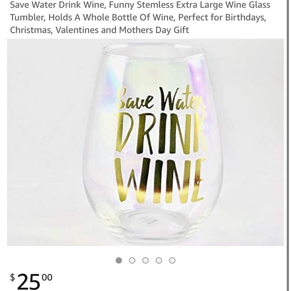 Tmd Holdings | Dining | Oversized Wine Glass Save Water Drink Wine ...